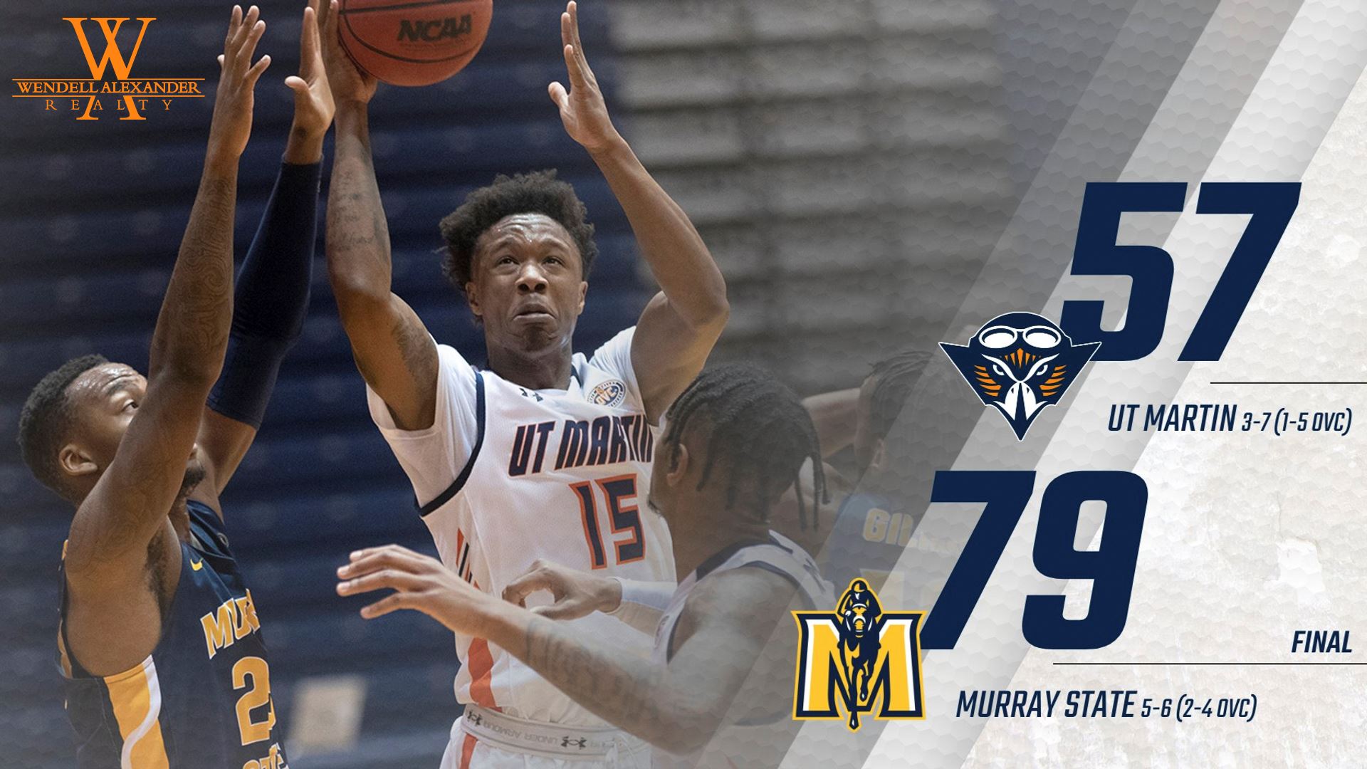 Big outing by Holden not enough as UTM men’s hoops falls 79-57 to ...