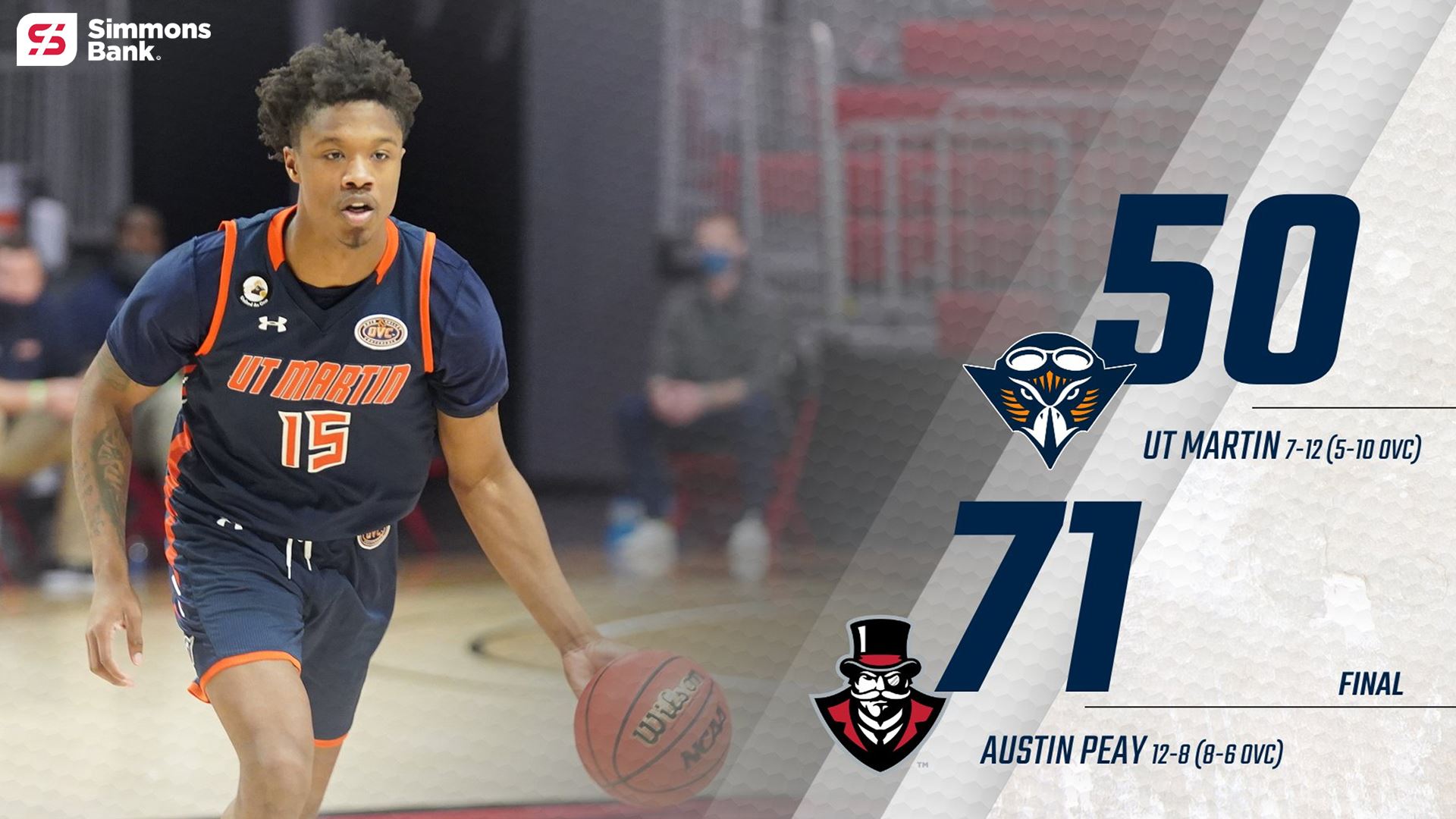 UTM men’s basketball drops a tough 71-50 decision at Austin Peay | The ...